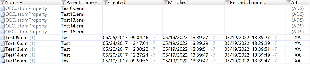 Windows Explorer Changing EML Timestamps - General Discussion - Metaspike Community